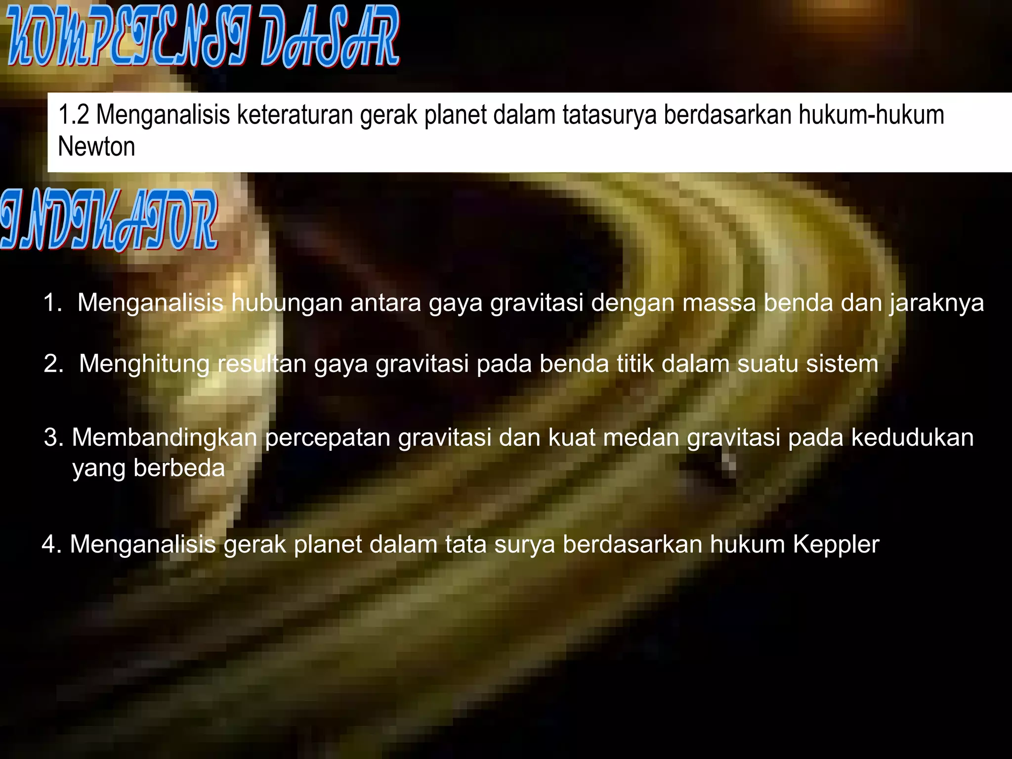 Hukum gravitasi newton | PPT