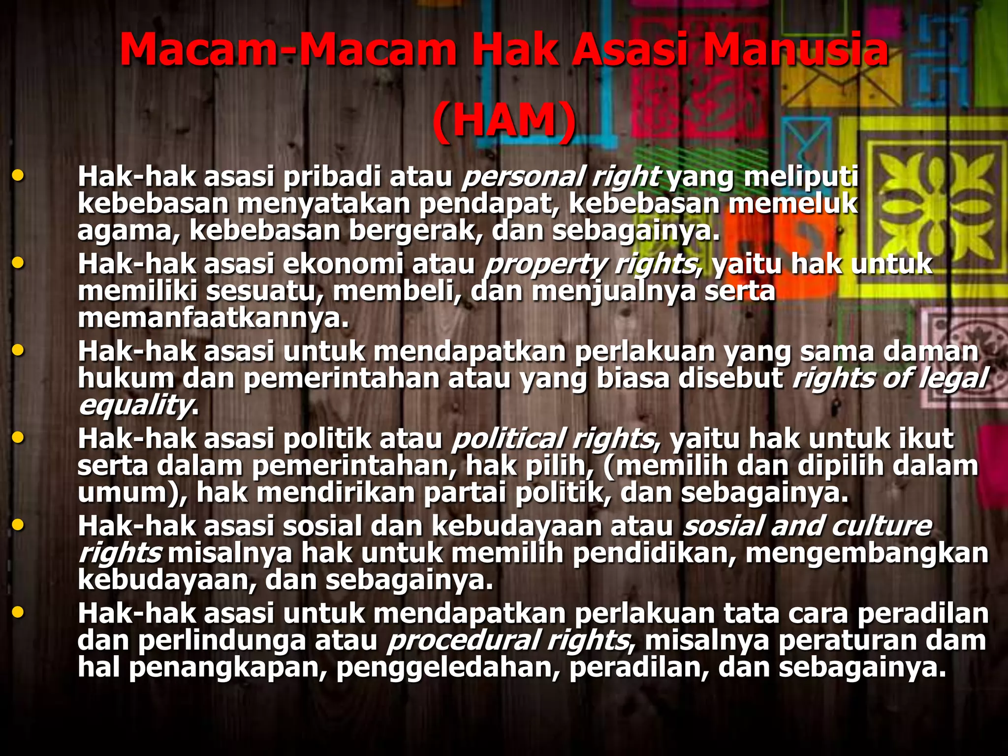 Presentasi Hukum, HAM dan Demokrasi Islam | PPT