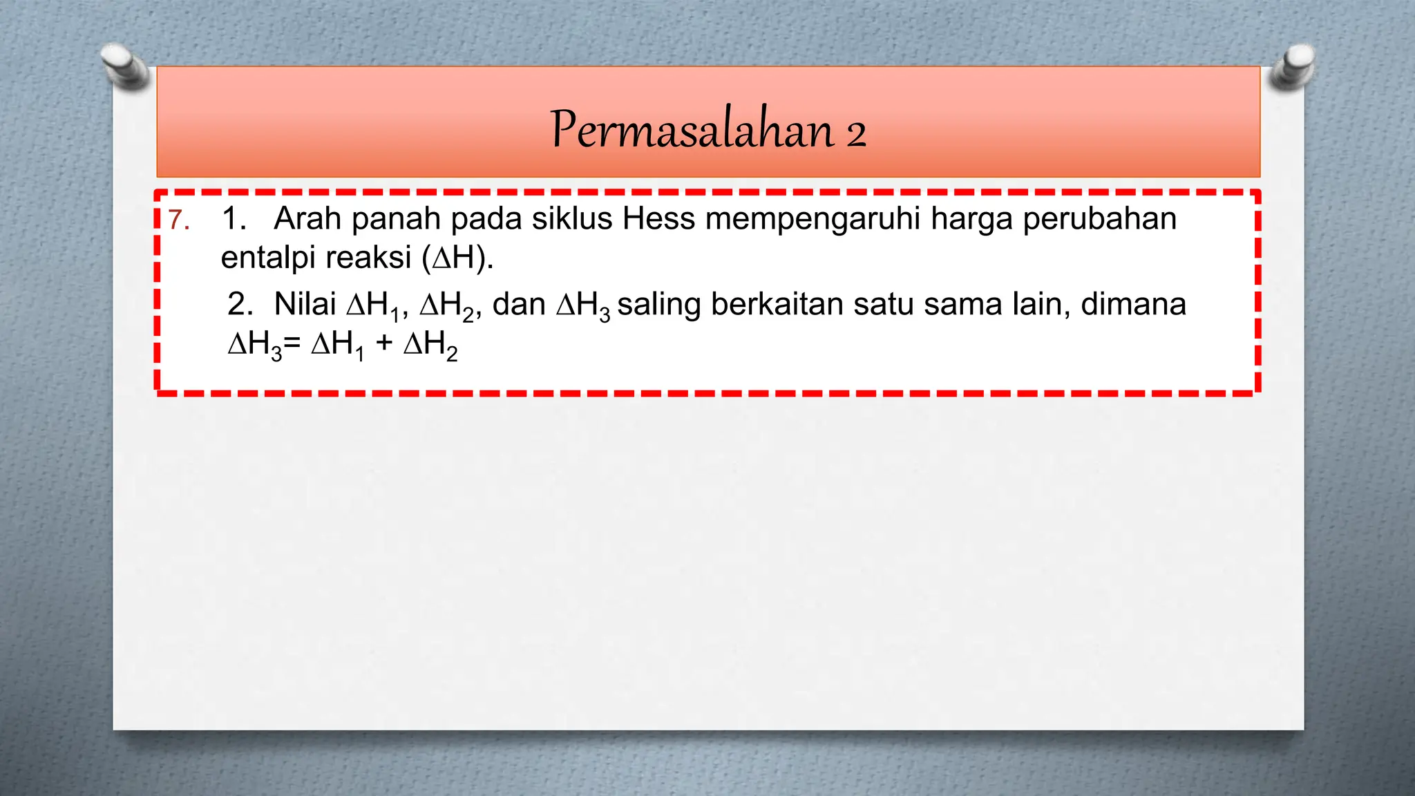 Materi Kimia Kelas XI Termokimia mengenaihukum Hess | PPTX