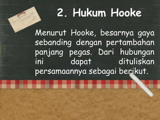 Hukum hooke dan elastisitas | PPTX