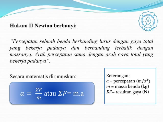 Hukum II newton | PPTX