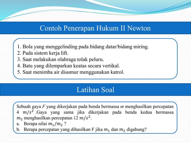 Hukum II newton | PPTX