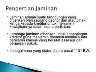 Hukum Jaminan | PPT