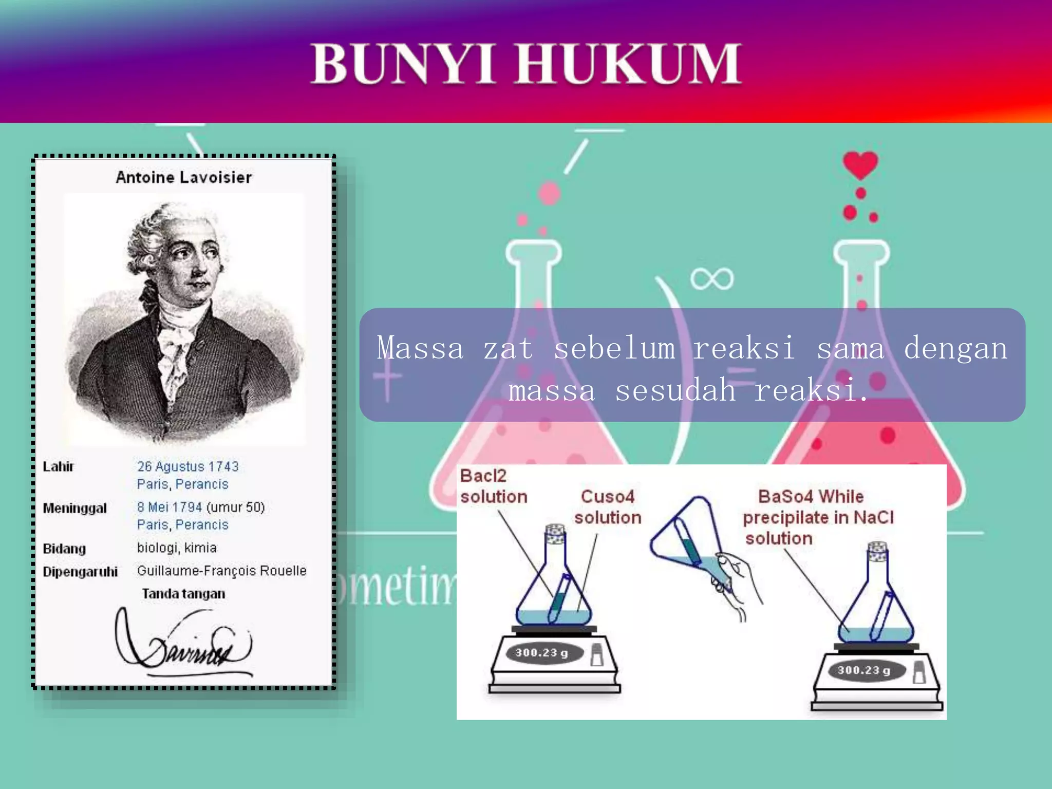 Hukum Kekekalan Massa | PPTX