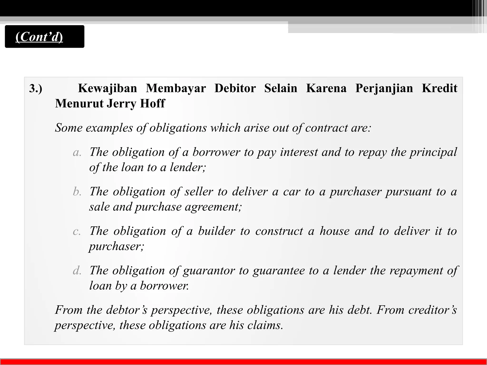 Hukum Kepailitan dan Penundaan Kewajiban Pembayaran Utang | PPT