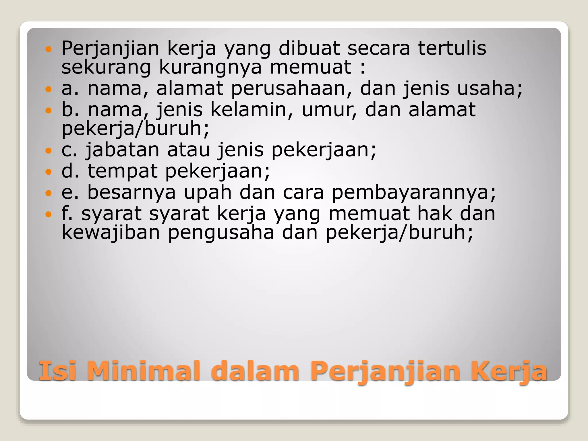 Hukum Ketenagakerjaan - Sumber Hukum Ketenagakerjaan, Konsep Hubungan ...