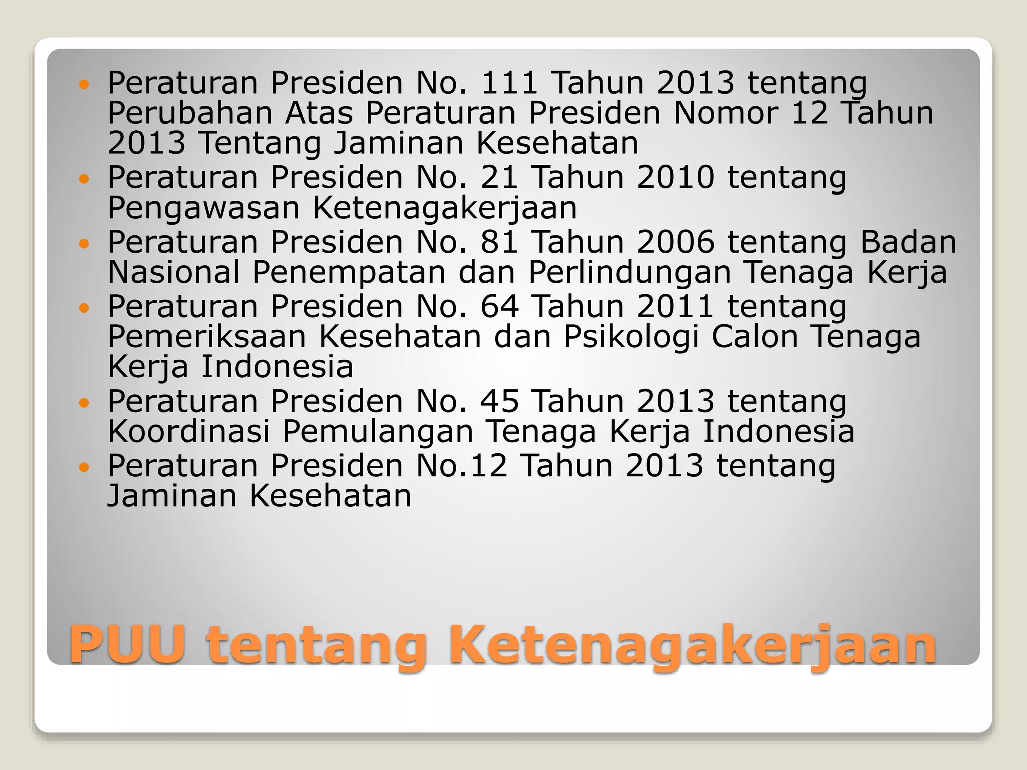 Hukum Ketenagakerjaan - Sumber Hukum Ketenagakerjaan, Konsep Hubungan ...