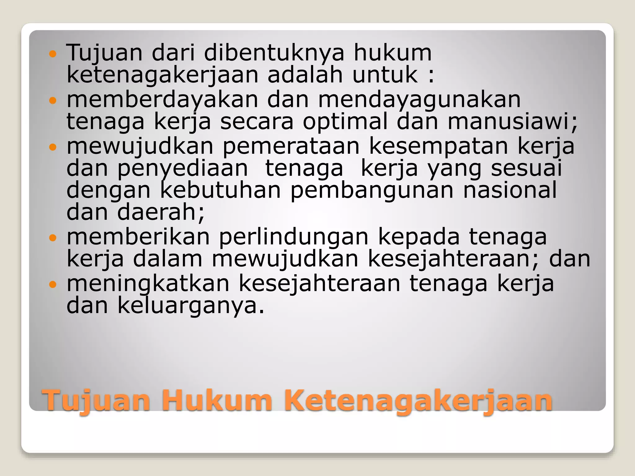 Hukum Ketenagakerjaan - Konsep Dasar Hukum Ketenagakerjaan (Idik Saeful ...