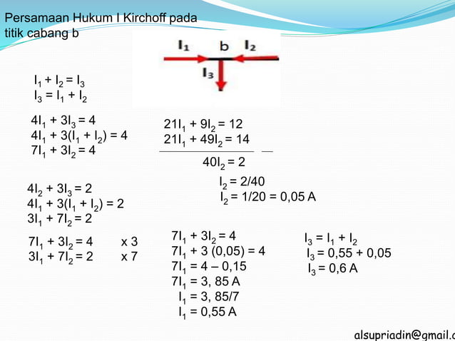 Hukum kirchoff | PPTX