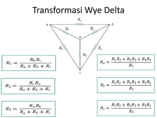 Hukum kirchoff & ohm | PPTX