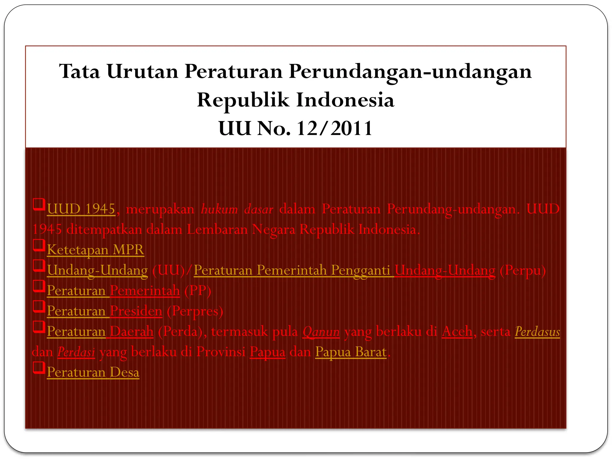 HUKUM KONSTITUSI BAHAN AJAR FAKULTAS HUKUM | PPTX
