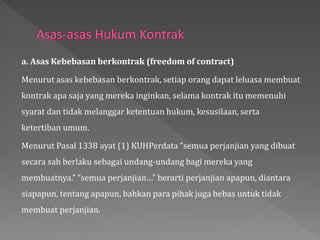 Hukum_Kontrak PPT MAHASISWA KELOMPOK ENAM ORANG | PPT