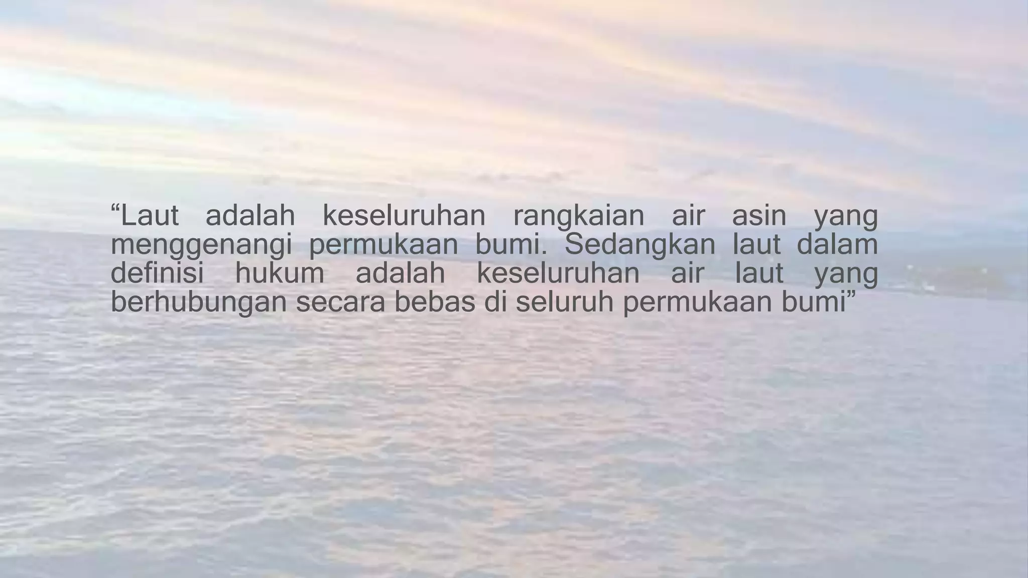 Hukum laut Indonesia | PPTX