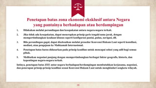 HUKUM LAUT ZONA TAMBAHAN & ZONA EKONOMI EKSKLUSIF | PPTX