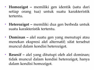 Penjelasan tentang Hukum Mendel_biologi Umum.ppt