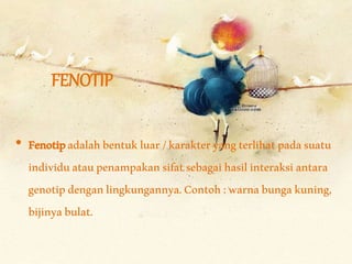 (Hukum mendel si) | PPTX