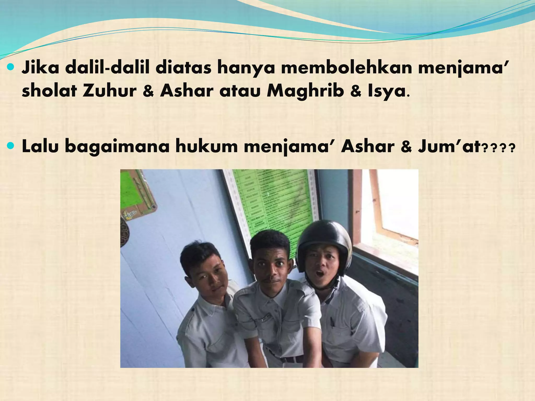 Hukum menjama’ shalat ashar dengan jum’at | PPSX