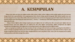 HUKUM MIM SUKUN DAN IDGHAM ilmu tajwid PAI | PDF