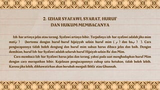 HUKUM MIM SUKUN DAN IDGHAM ilmu tajwid PAI | PDF