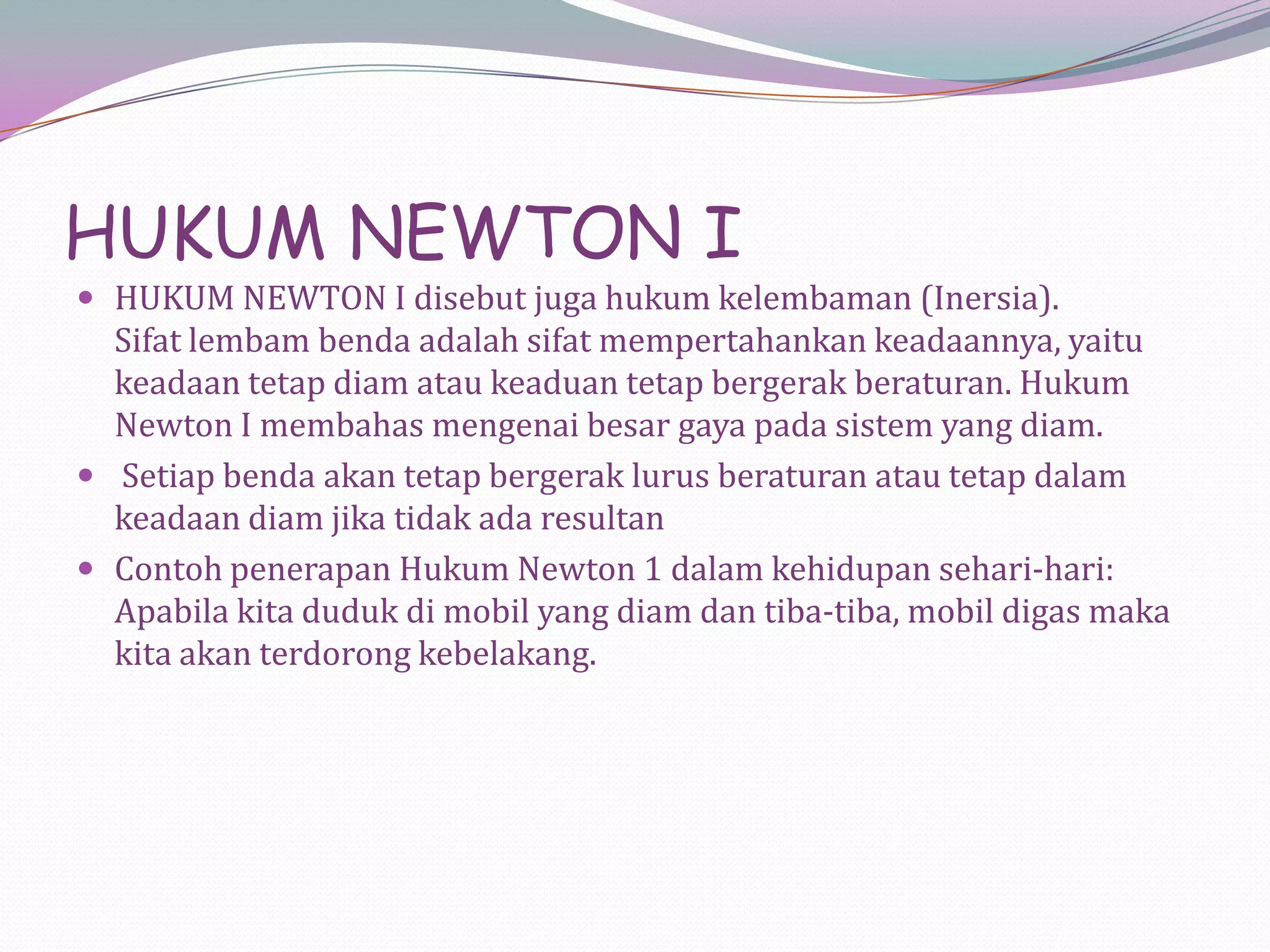 tugas fisika hukum newton | PPTX