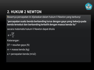 HUKUM NEWTON .PPT.ppt