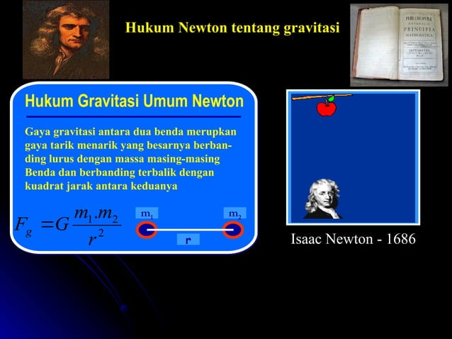 hukum newton gravitasi fisika sma kelas 10 bab 6 semester ganjil.ppt