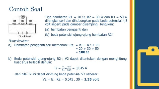 Hukum Ohm dan Rangkaian Hambatan Seri dalam Rangkaian Lisrik dan Elektronika.pptx