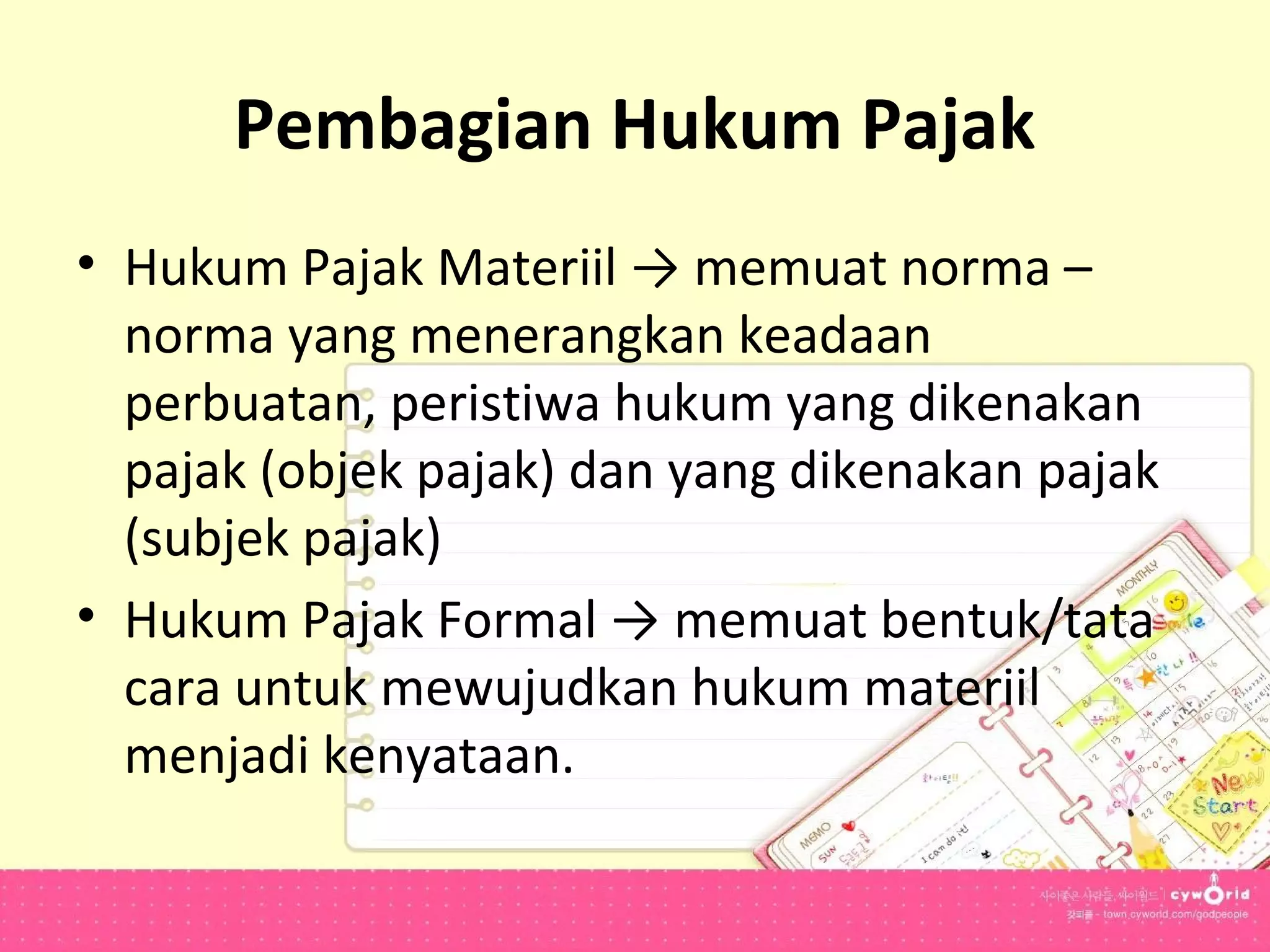 Hukum pajak | PPT