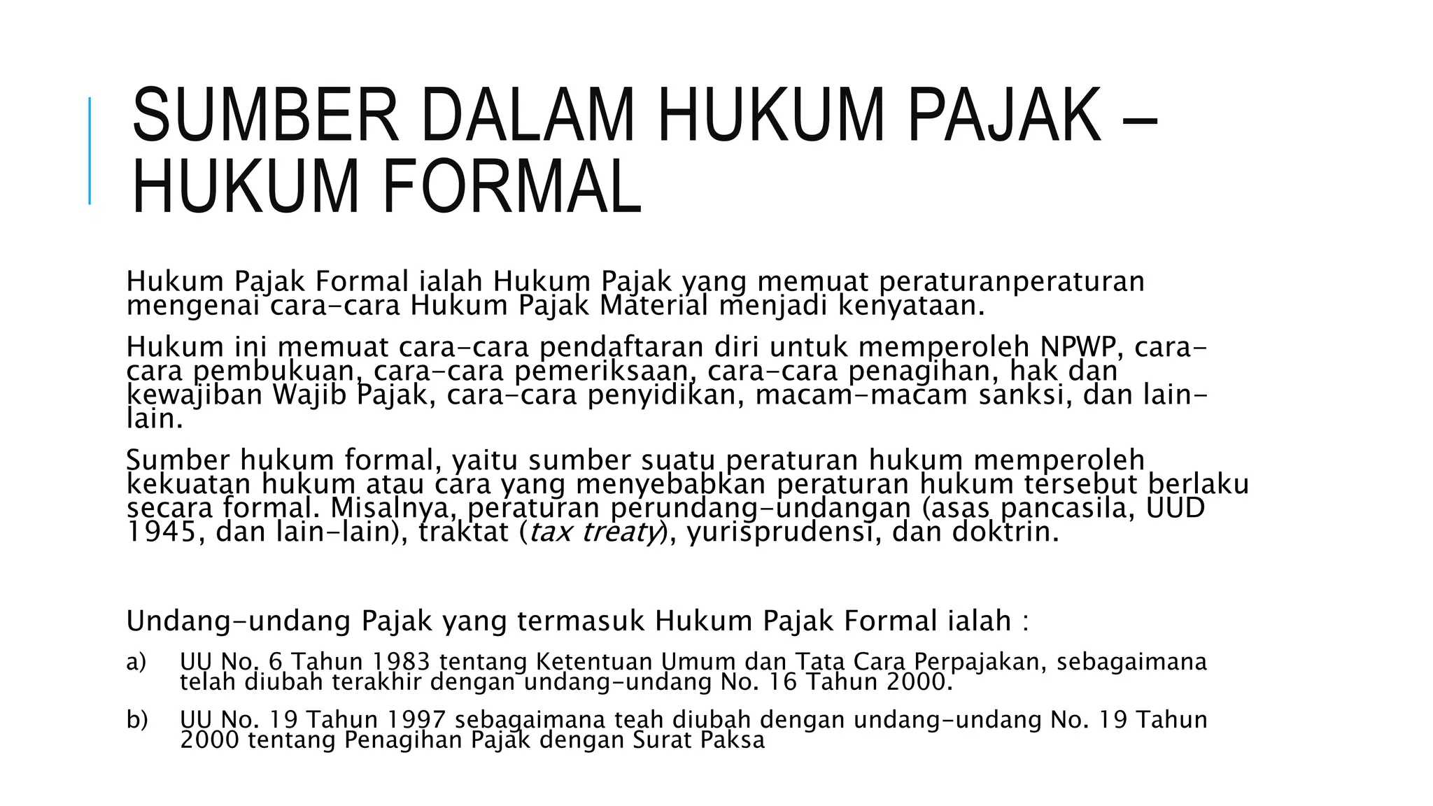 Hukum pajak | PPTX
