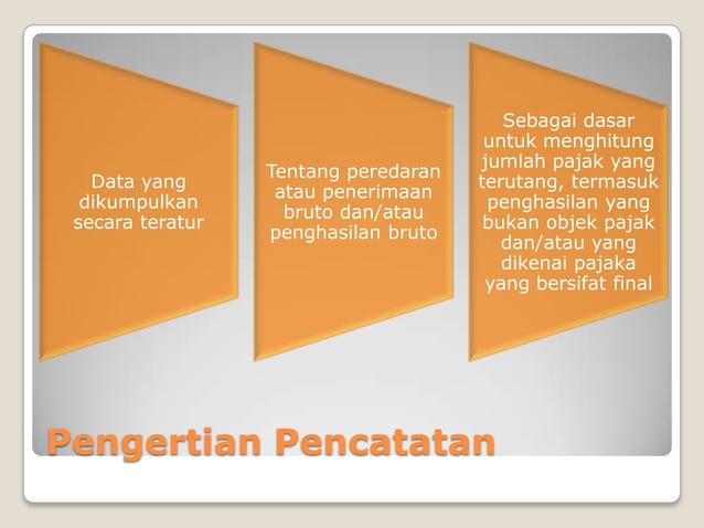 Hukum pajak pertemuan ke 8 pembukuan dan pencatatan | PPTX