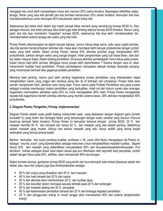 Hukum pareto yang dapat diterapkan dalam seluruh sendi kehidupan | PDF