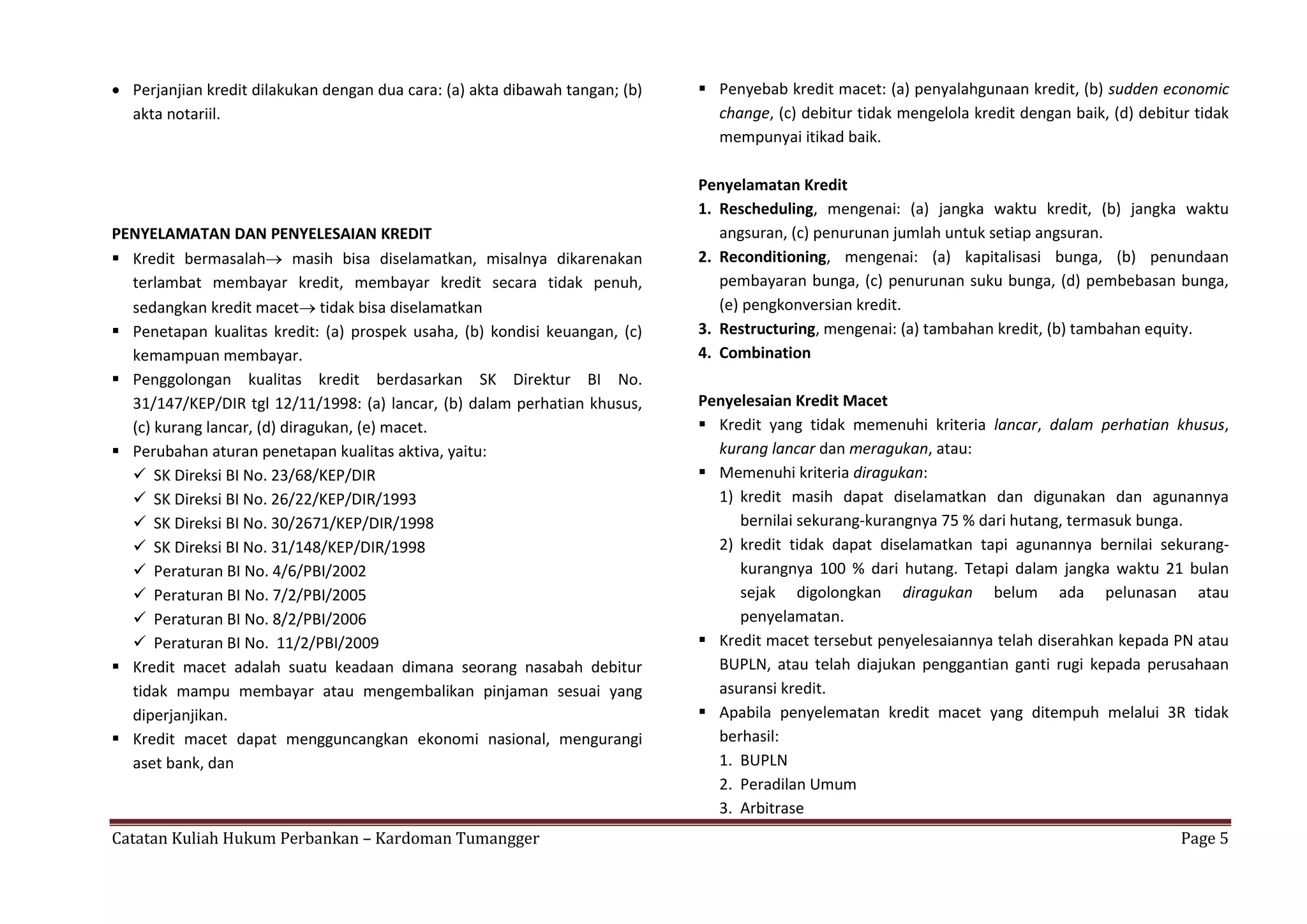 Hukum Perbankan | PDF