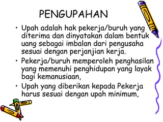 Hukum Perburuhan | PPT