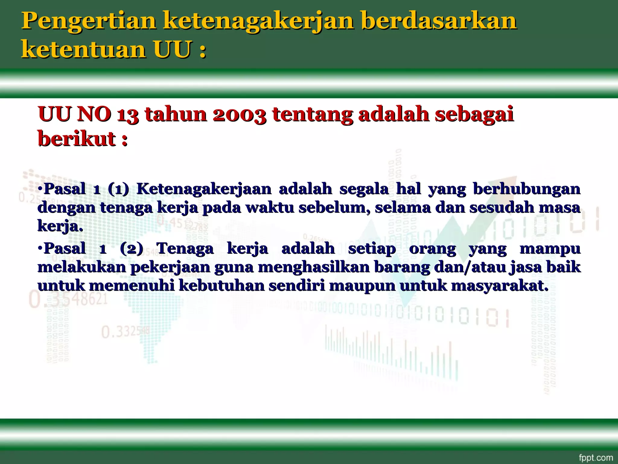 Hukum perburuhan dan ketenagakerjaan | PPT