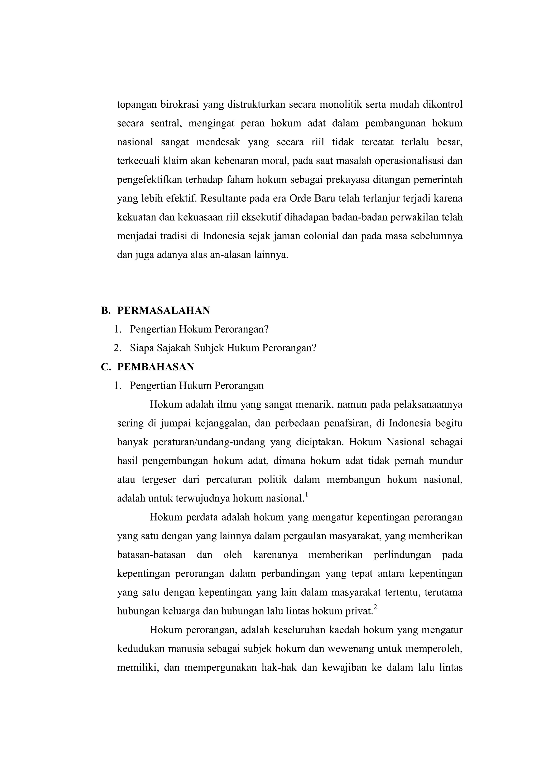 Hukum perdata | DOCX