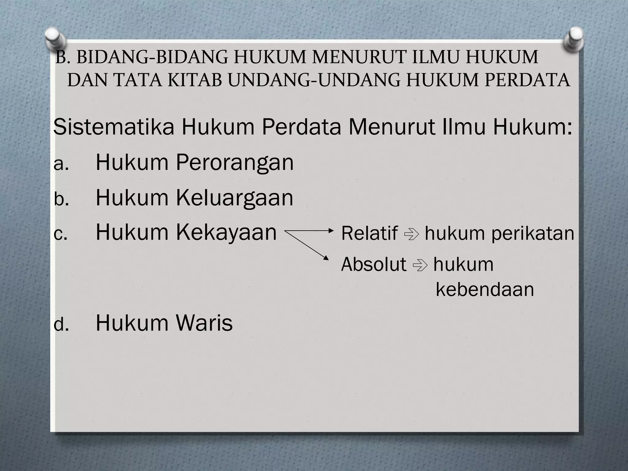 Hukum perdata | PPT