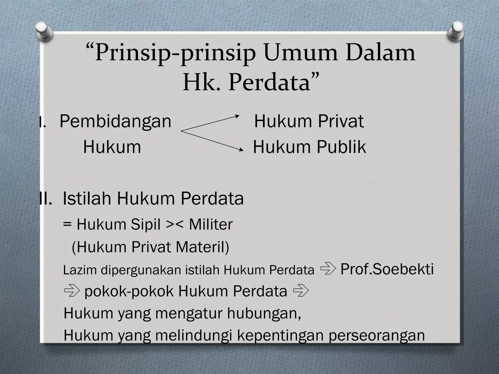Hukum perdata | PPT