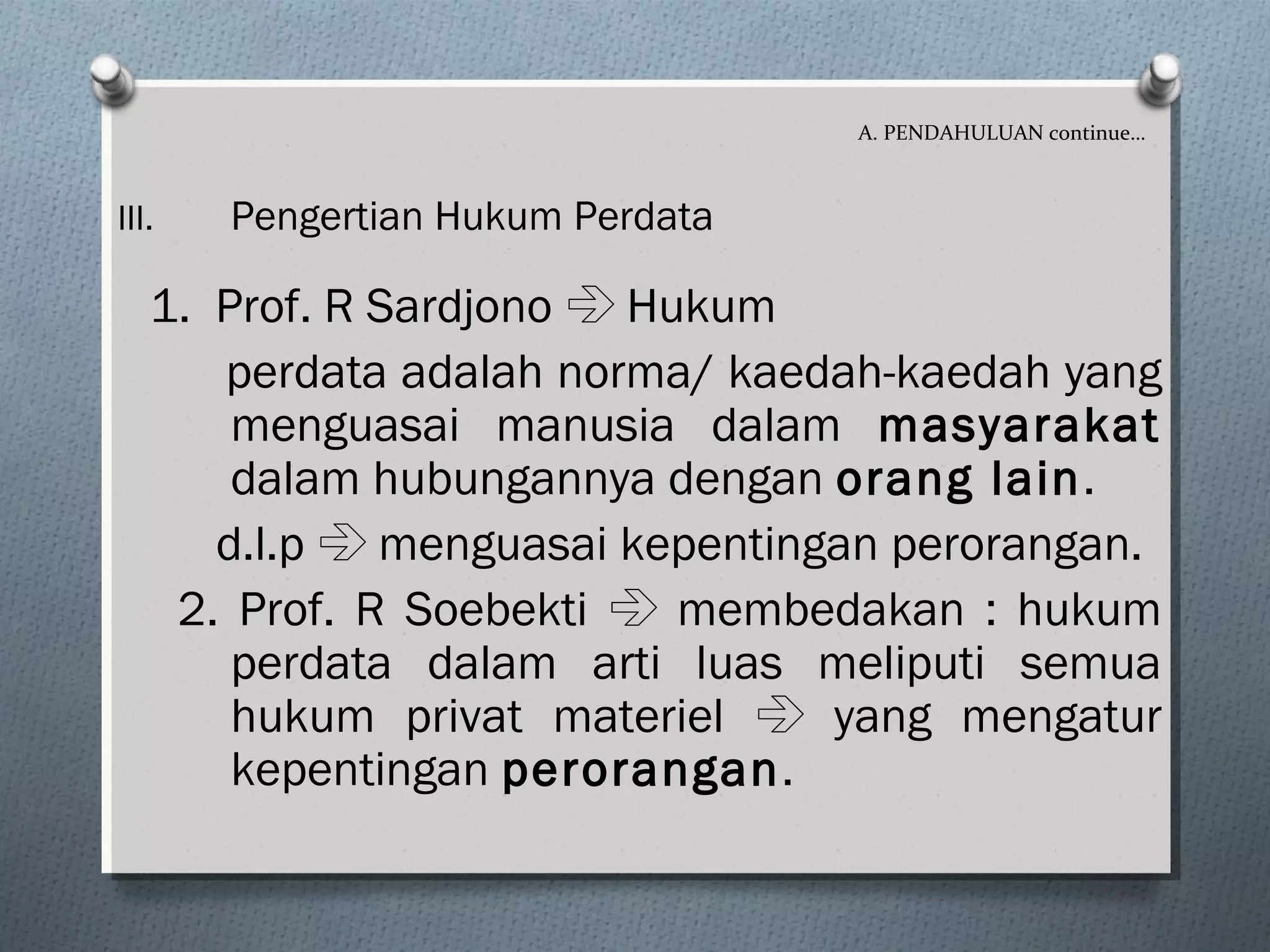 Hukum perdata | PPT