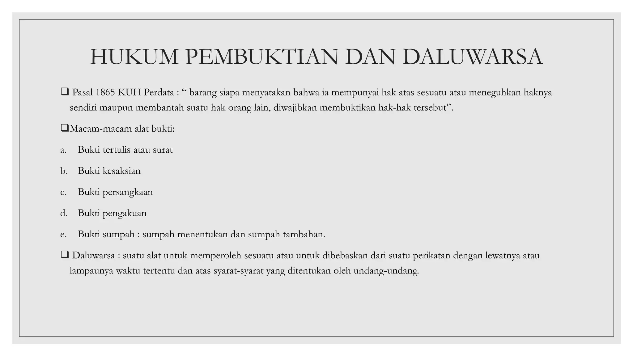 HUKUM PERDATA di Indonesia (dasar-dasar Hukum Perdata) | PPTX