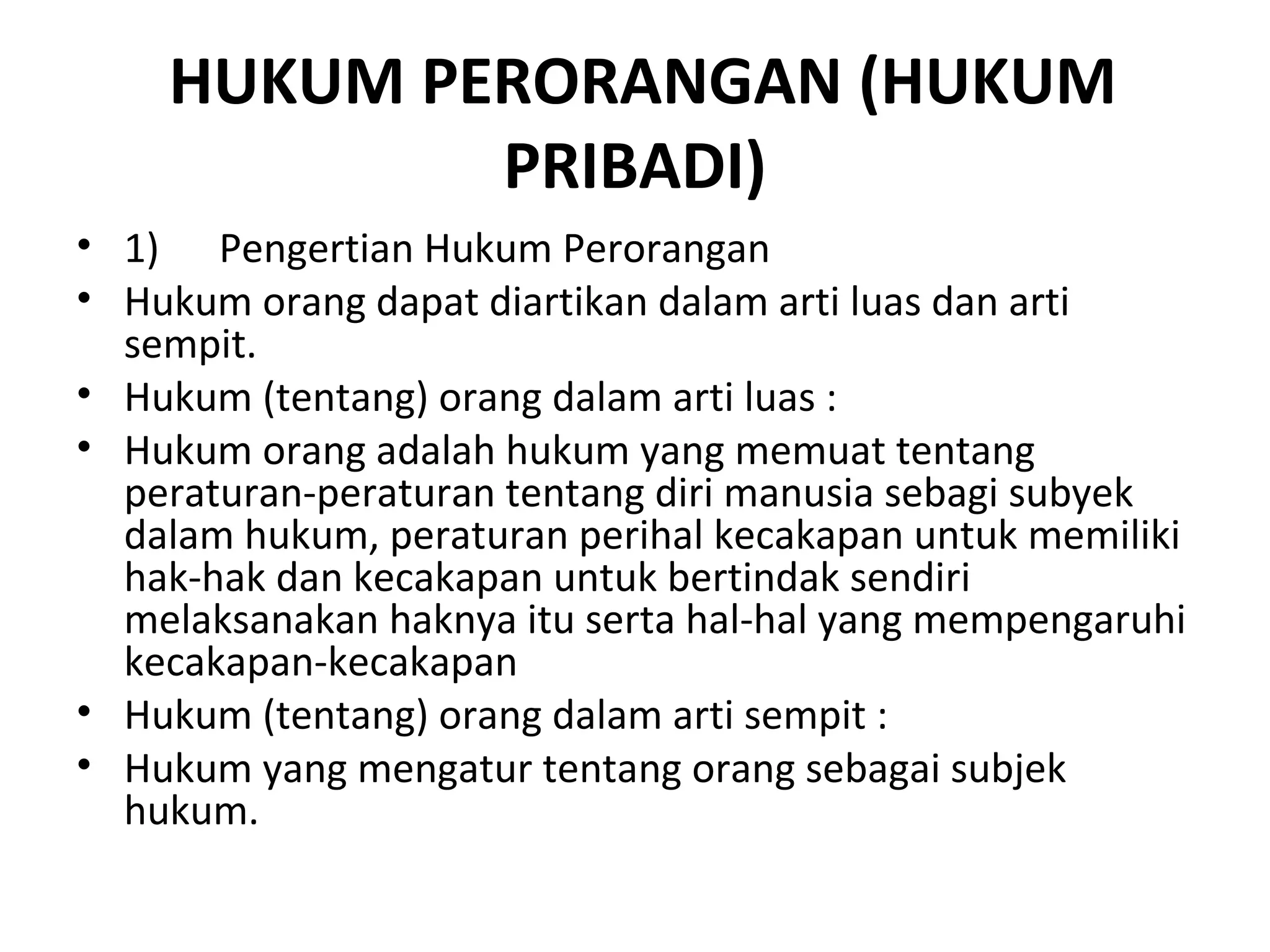 Hukum perdata | PPT