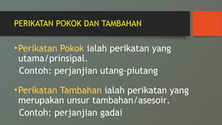 HUKUM PERDATA (PART IX) - JENIS PERIKATAN.pptx