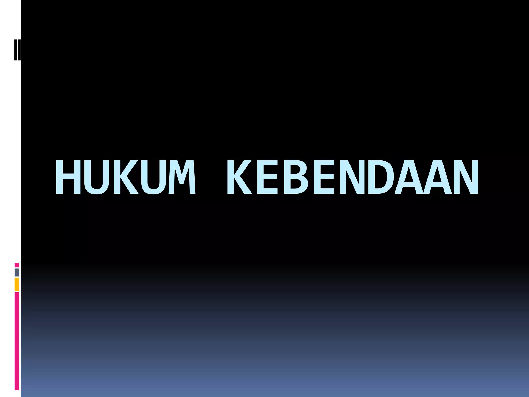Hukum perikatan | PPTX