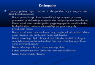 Hukum perikatan | PPT