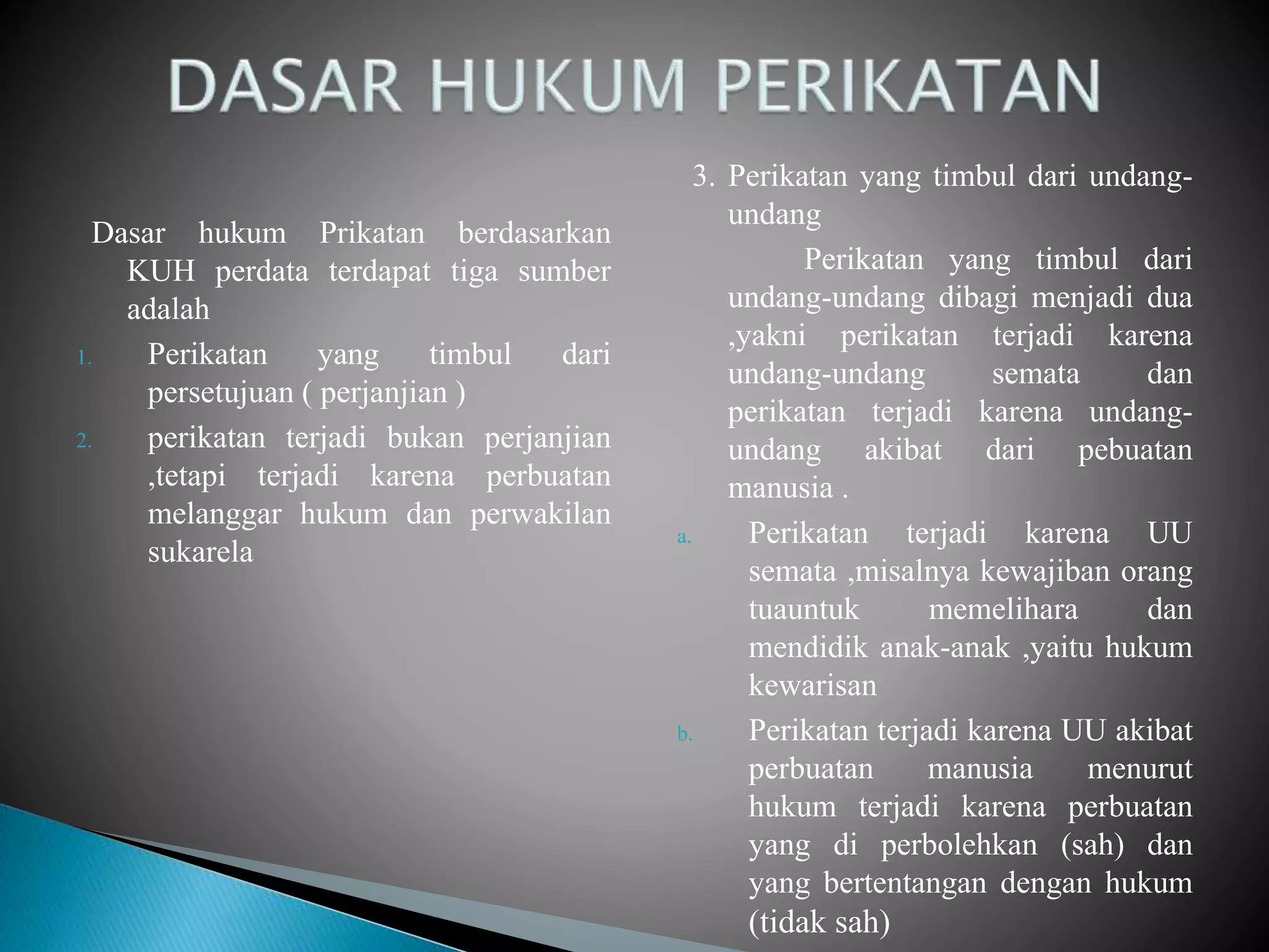 Hukum perikatan | PPT