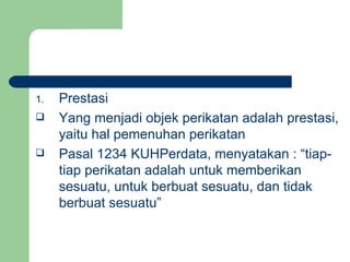 Hukum perikatan pakai | PPT