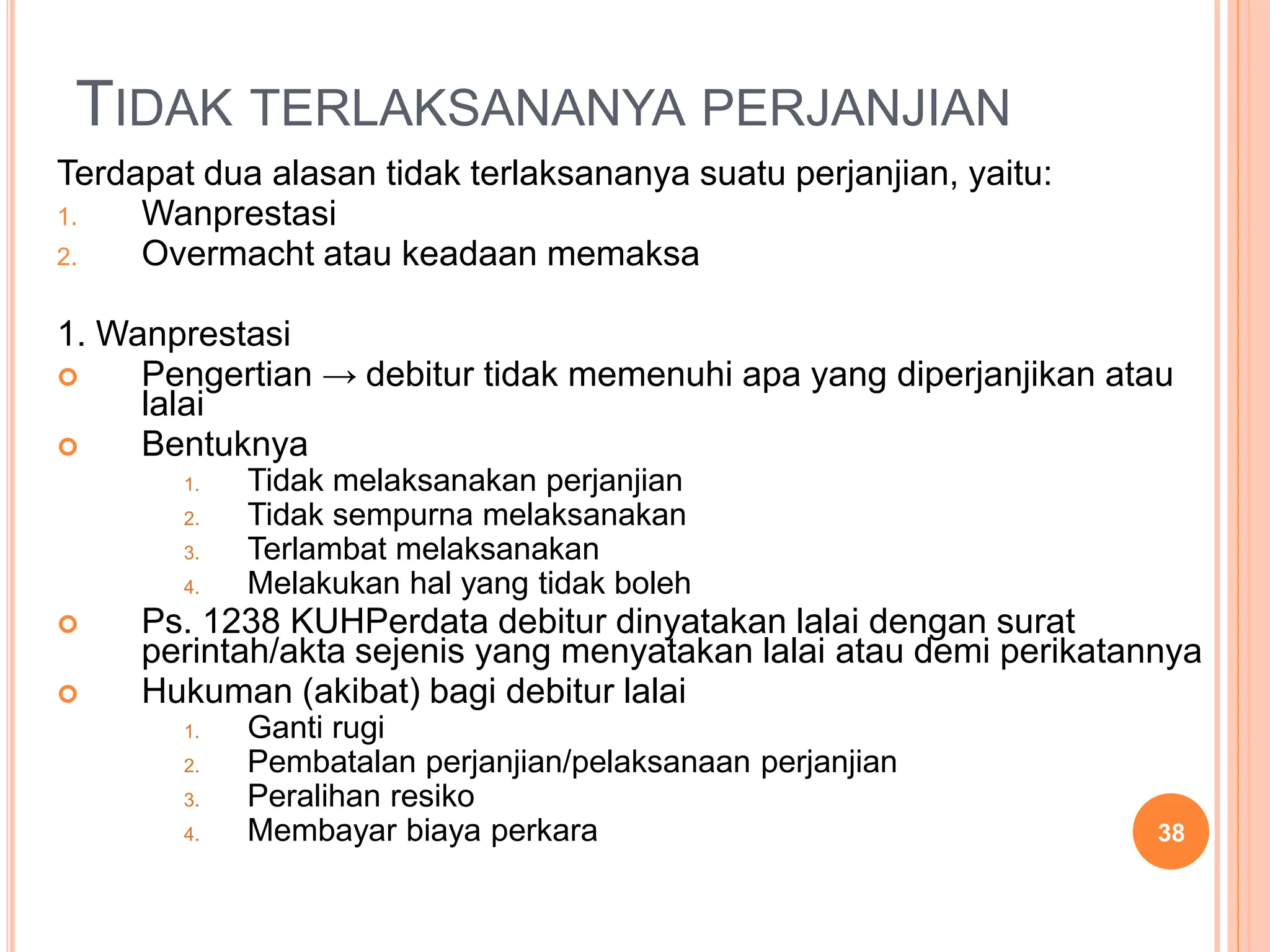 Hukum Perikatan Perdata kelas hukum perdata | PPT