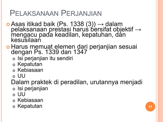 Hukum Perikatan Perdata kelas hukum perdata | PPT