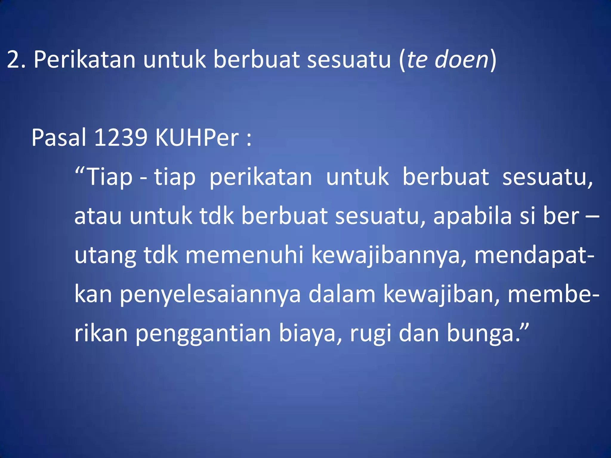 Hukum perikatan powerpoint1 | PPTX