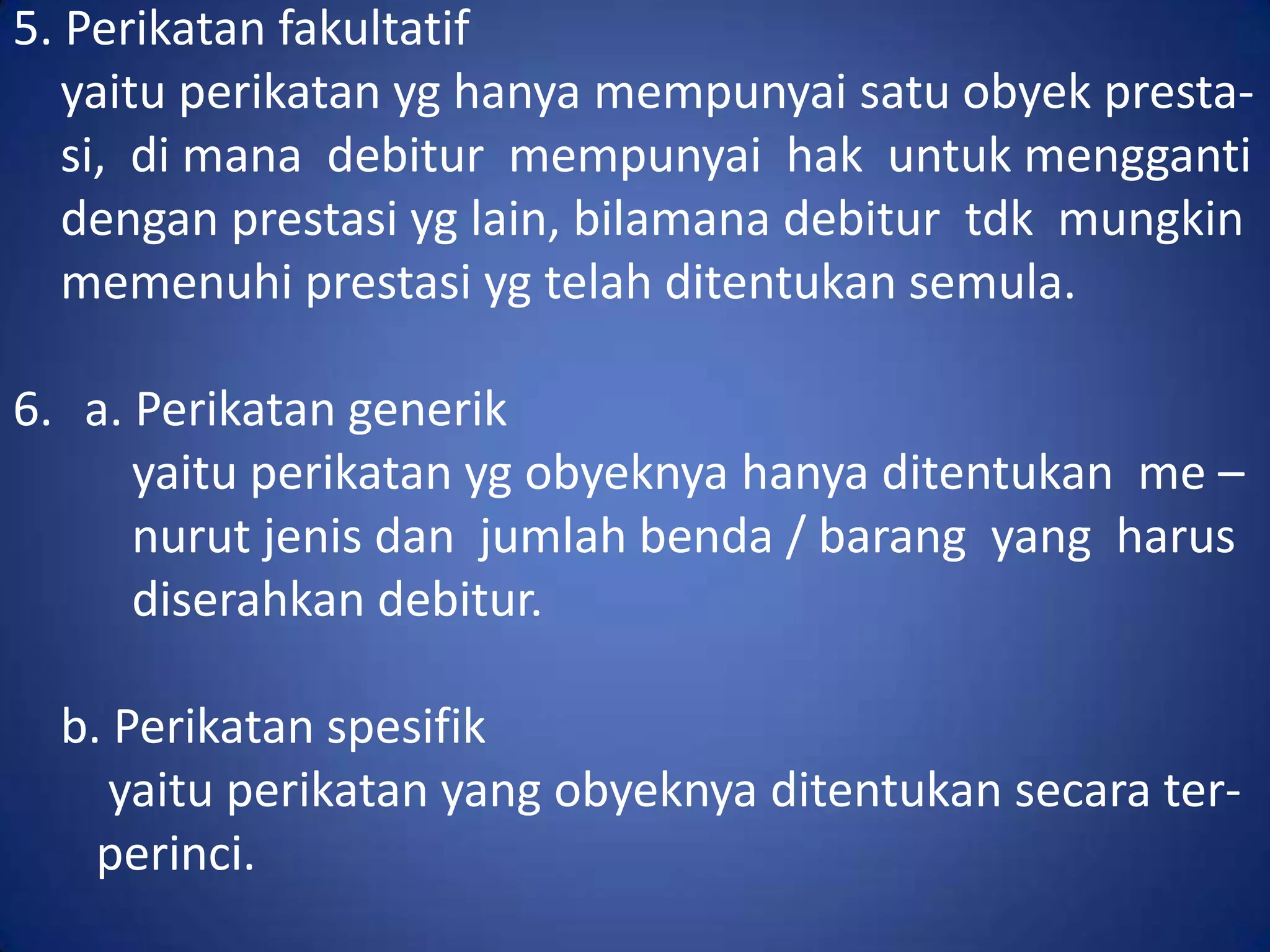 Hukum perikatan powerpoint1 | PPTX