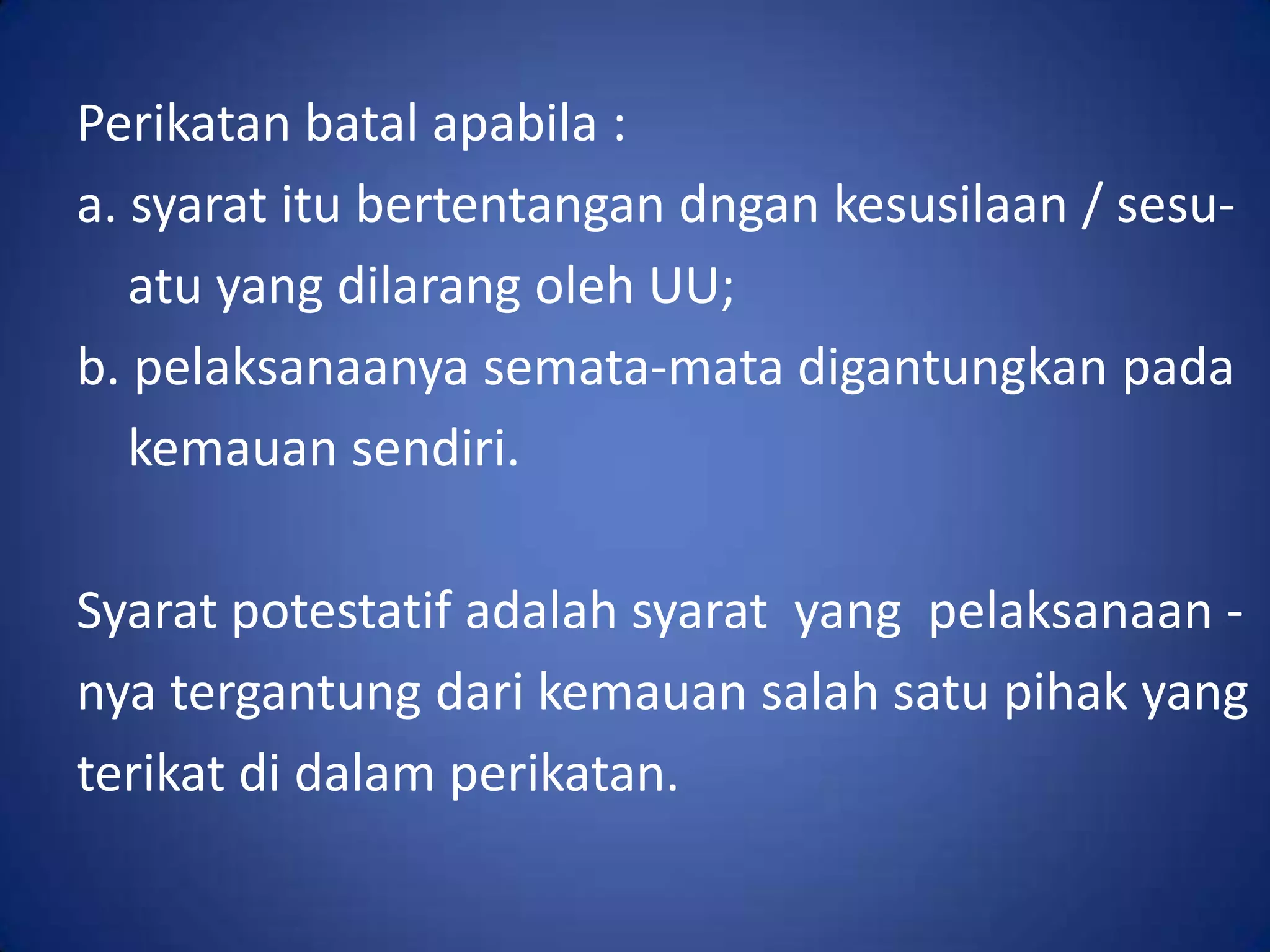 Hukum perikatan powerpoint1 | PPTX